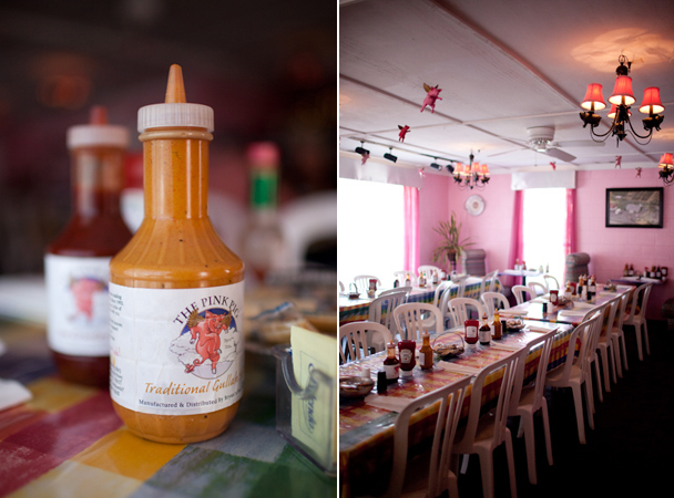 The Pink Pig: Hardeeville, South Carolina - Map & Menu