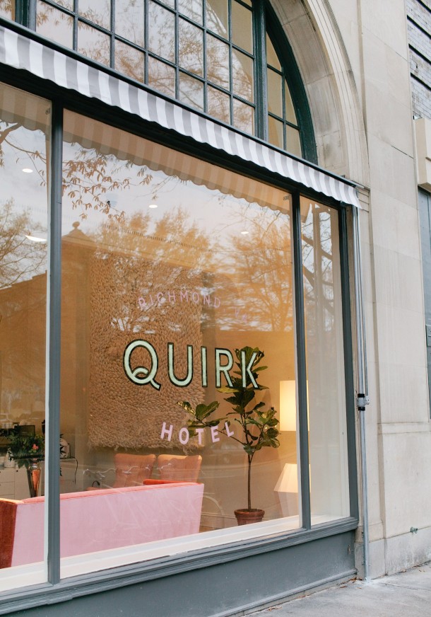 Quirk Hotel - Map & Menu
