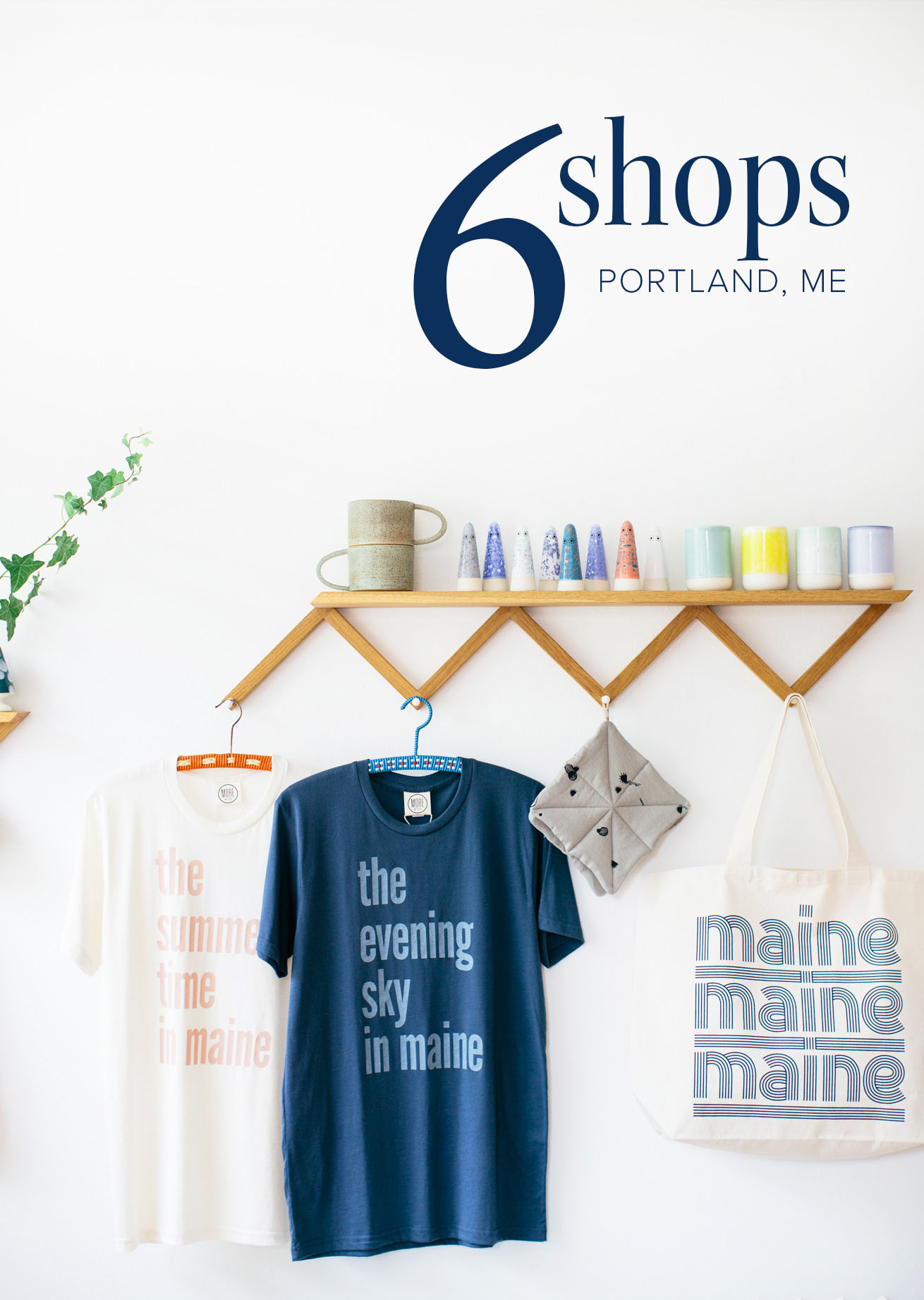 Portland, ME: 6 Home Shops - Map & Menu